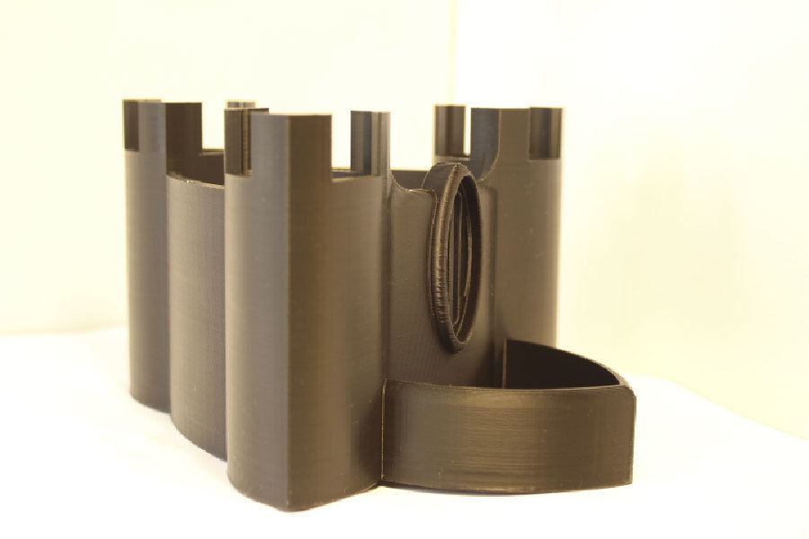 Archivo STL Castle pot with drainage system・Plan de impresión en 3D ...