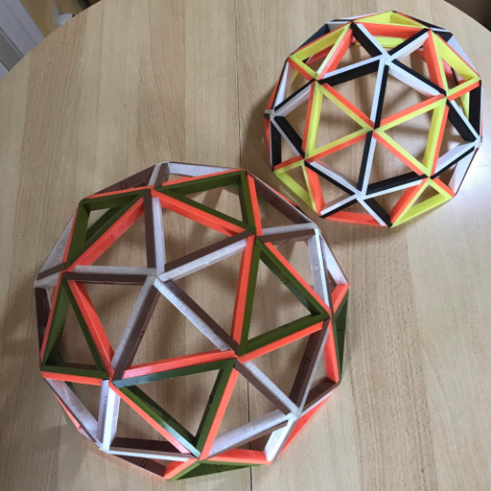 STL file Domo Toy, dome, geodesic dome, geodesic dome・Model to download ...