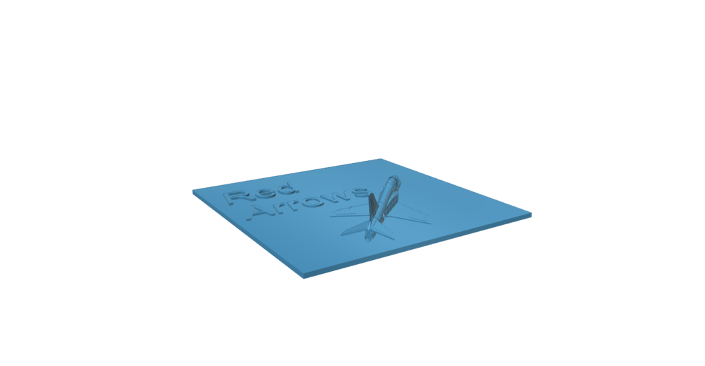 Free 3D file Red Arrow plaque・3D printing design to download・Cults