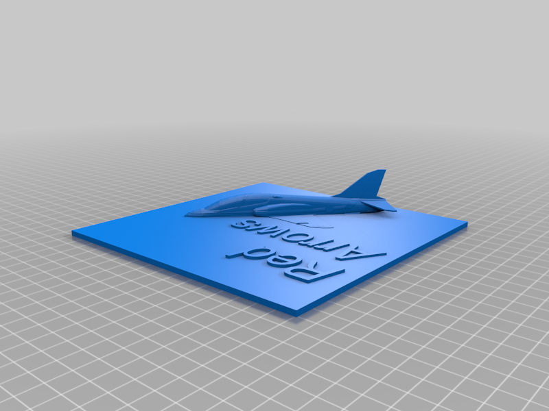 Free 3D file Red Arrow plaque・3D printing design to download・Cults