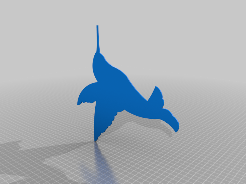 Free 3D file Garden hummingbird wind spinner 🌬️・3D printing template to ...