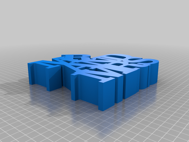 Free 3D file My Customizmr and mrsed Variable WORD Sculpture・3D ...