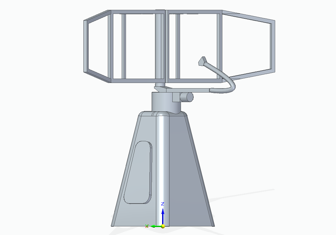 STL file Signaal ZW06 Naval Radar・Template to download and 3D print・Cults
