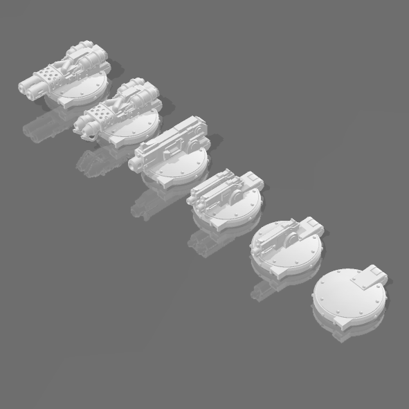 Free STL file Spicy hatch weapons for a Civil War Rhinoceros 🔫・Template ...