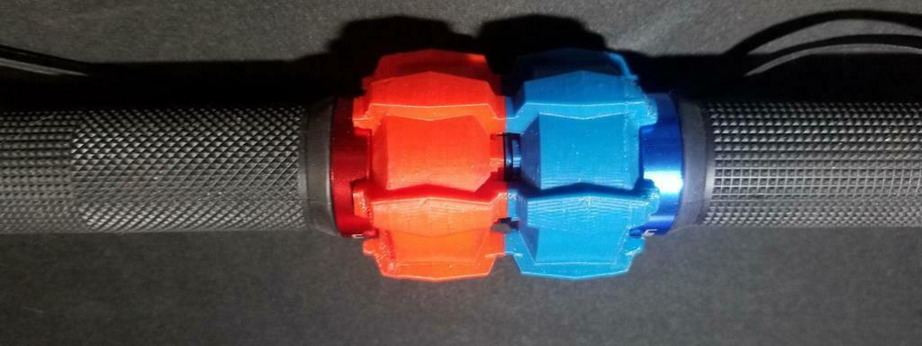 Free STL file Beat Saber Handle Bar Grips Remix・Object to download and ...