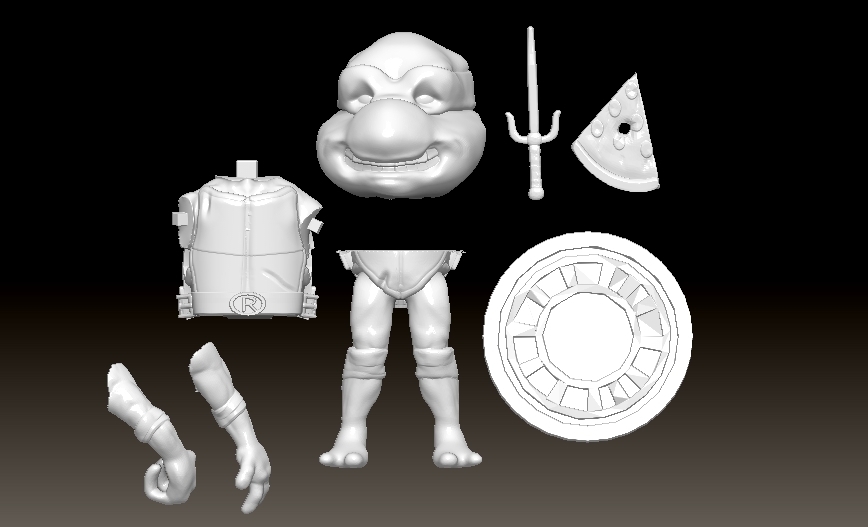 Free STL file Raphael TMNT・3D print design to download・Cults