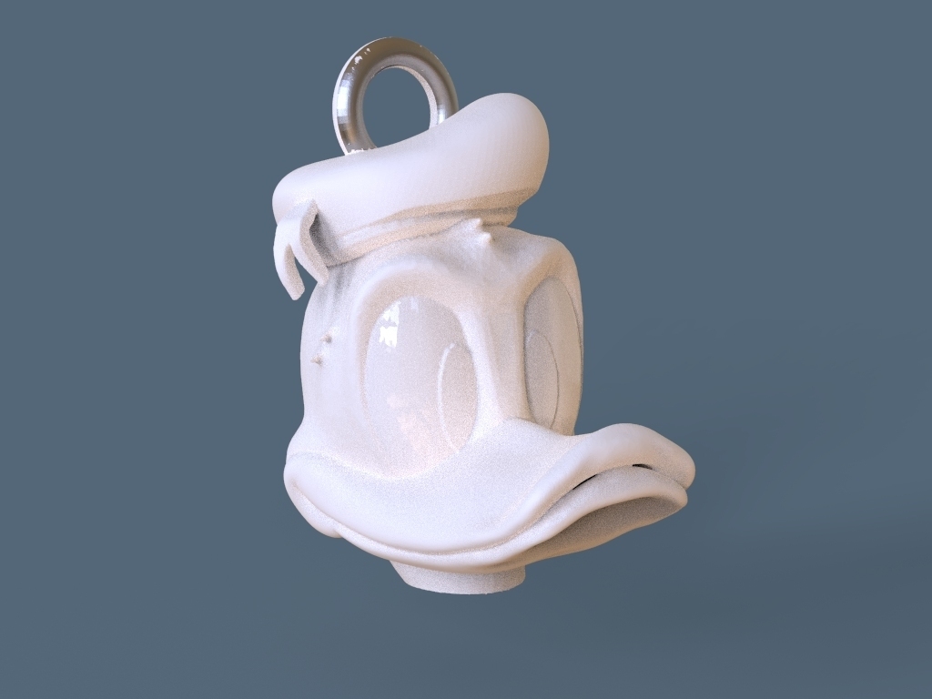 Free STL file Donald Duck KeyChain・3D printing idea to download・Cults
