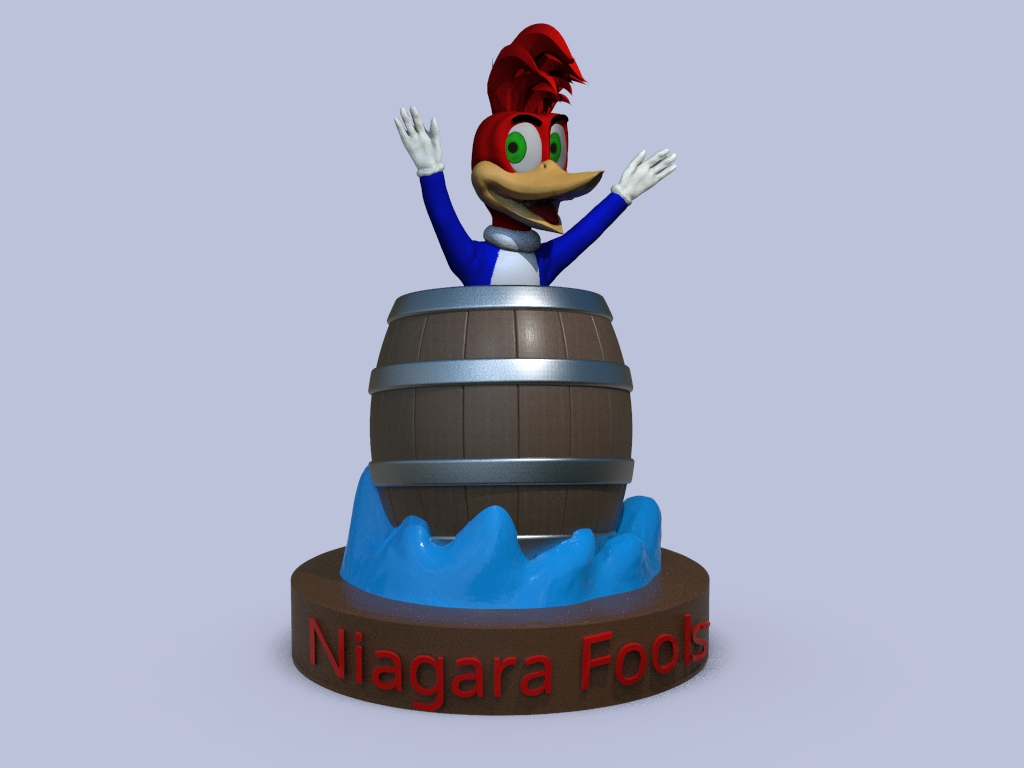 STL file Woody Niagara Fools・3D print model to download・Cults