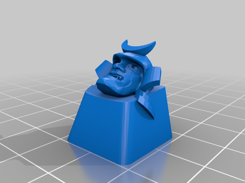 Free 3D file Samurai Keycap・3D printable design to download・Cults