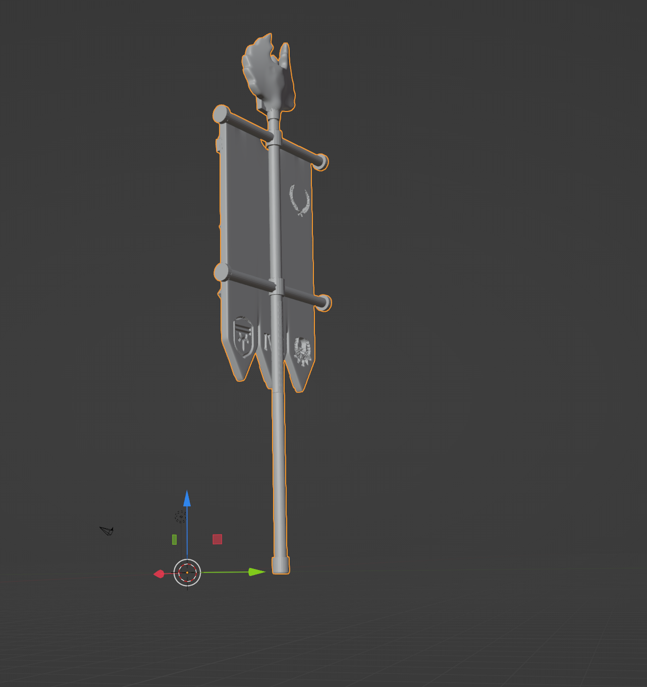 STL file Sons of Horus XVI Legion Banner・Model to download and 3D print ...