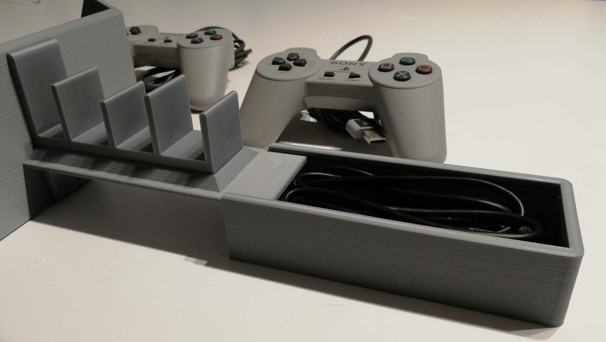 Download STL file Playstation classic mini stand • 3D printing object ...