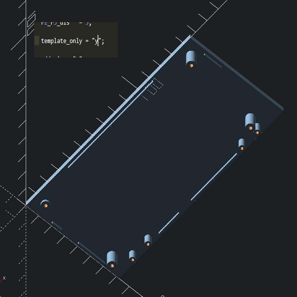 Free SCAD file Anbernic RG350 backplate generator・3D printable model to ...