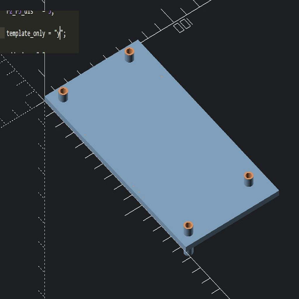 Free SCAD file Anbernic RG350 backplate generator・3D printable model to ...