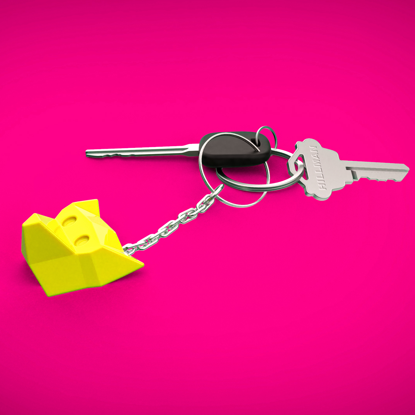 STL file Dog Keychain・Template to download and 3D print・Cults