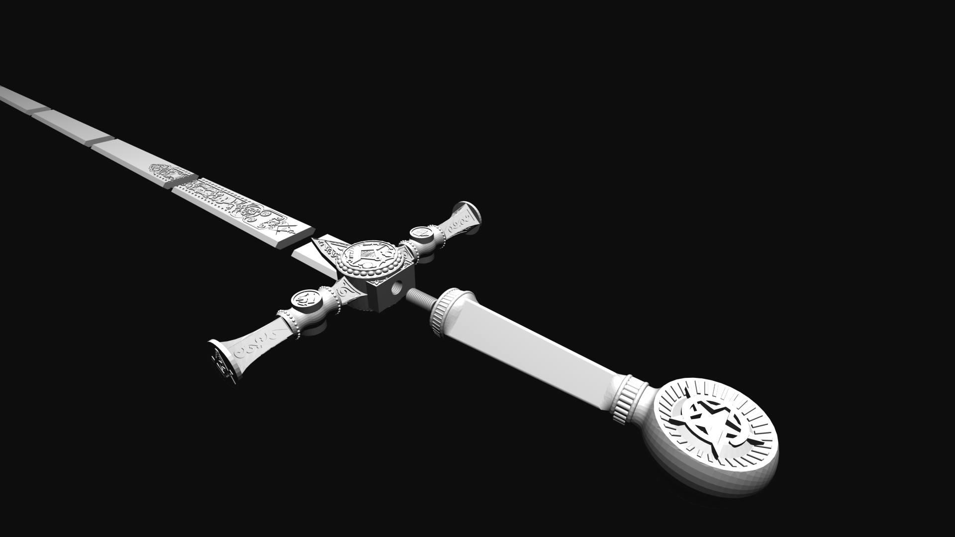 Fichier 3D Cérémonie maçonnique Impression 3D prête pour l'épée 🎨・Objet ...