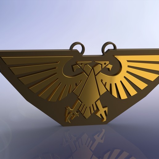 Download free STL file The Imperial Aquila (Warhammer 40k) • 3D printer ...
