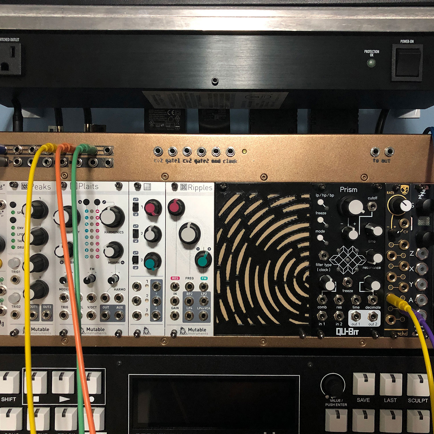 3D print Expandable Eurorack Case Blocks • made with Prusa i3 MK3S ・ Cults