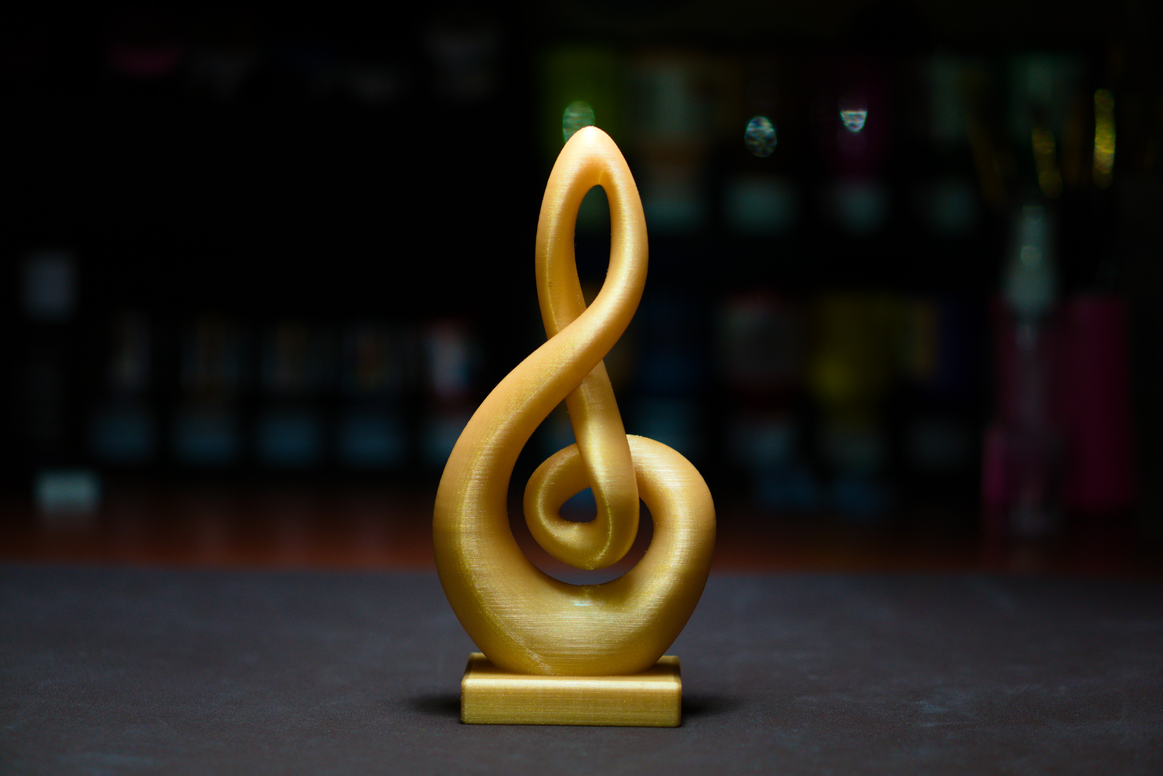 STL file G Clef Sculpture 🗿・3D print model to download・Cults