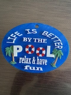 Free STL file outdoor pool sign・3D printable design to download・Cults