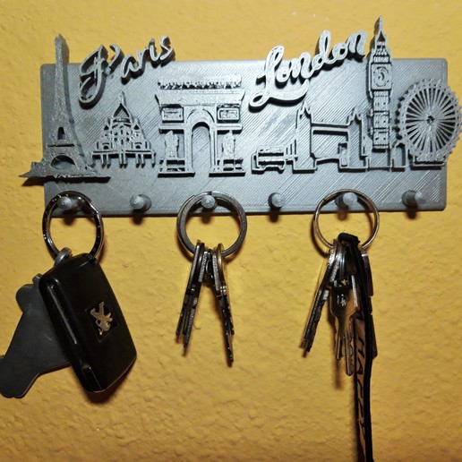 Download STL file Wall key holder • 3D printer template ・ Cults