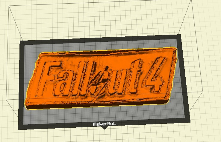 Free 3D file Fallout 4 distressed name plate・3D print model to download ...