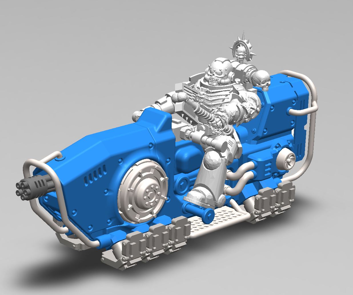 STL file Jetbike for Space Soldier 🛰・3D printable design to download・Cults
