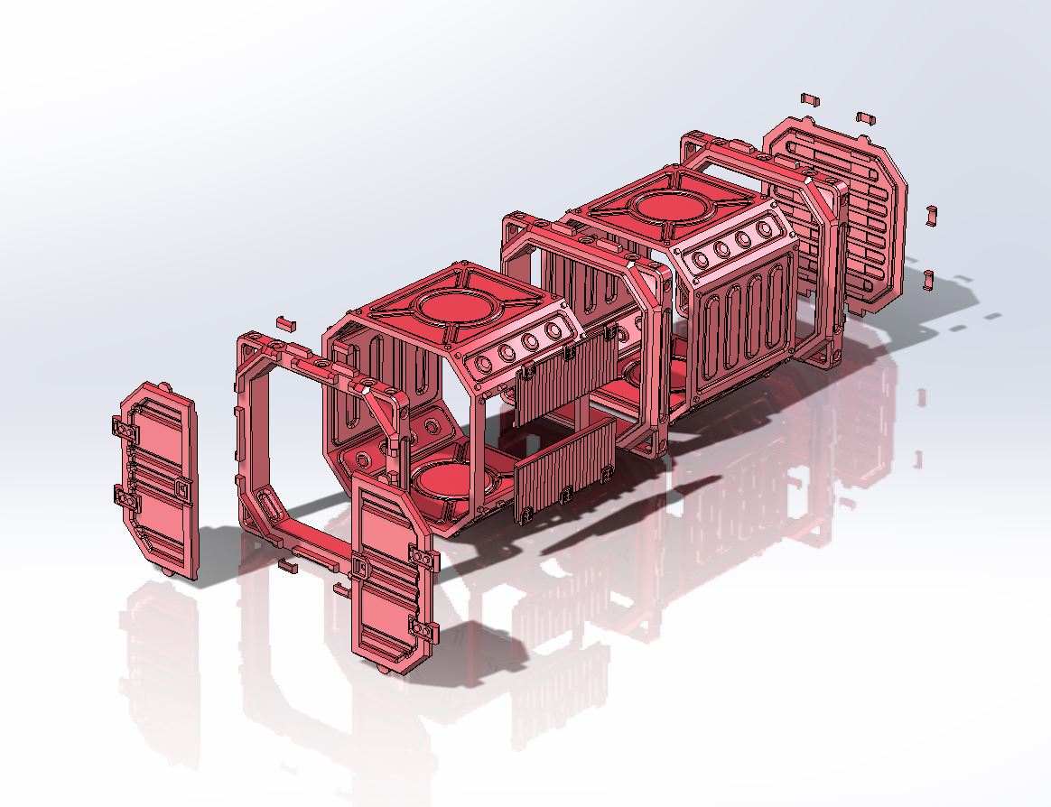 STL file Variable Container Kit for 28mm・Model to download and 3D print ...