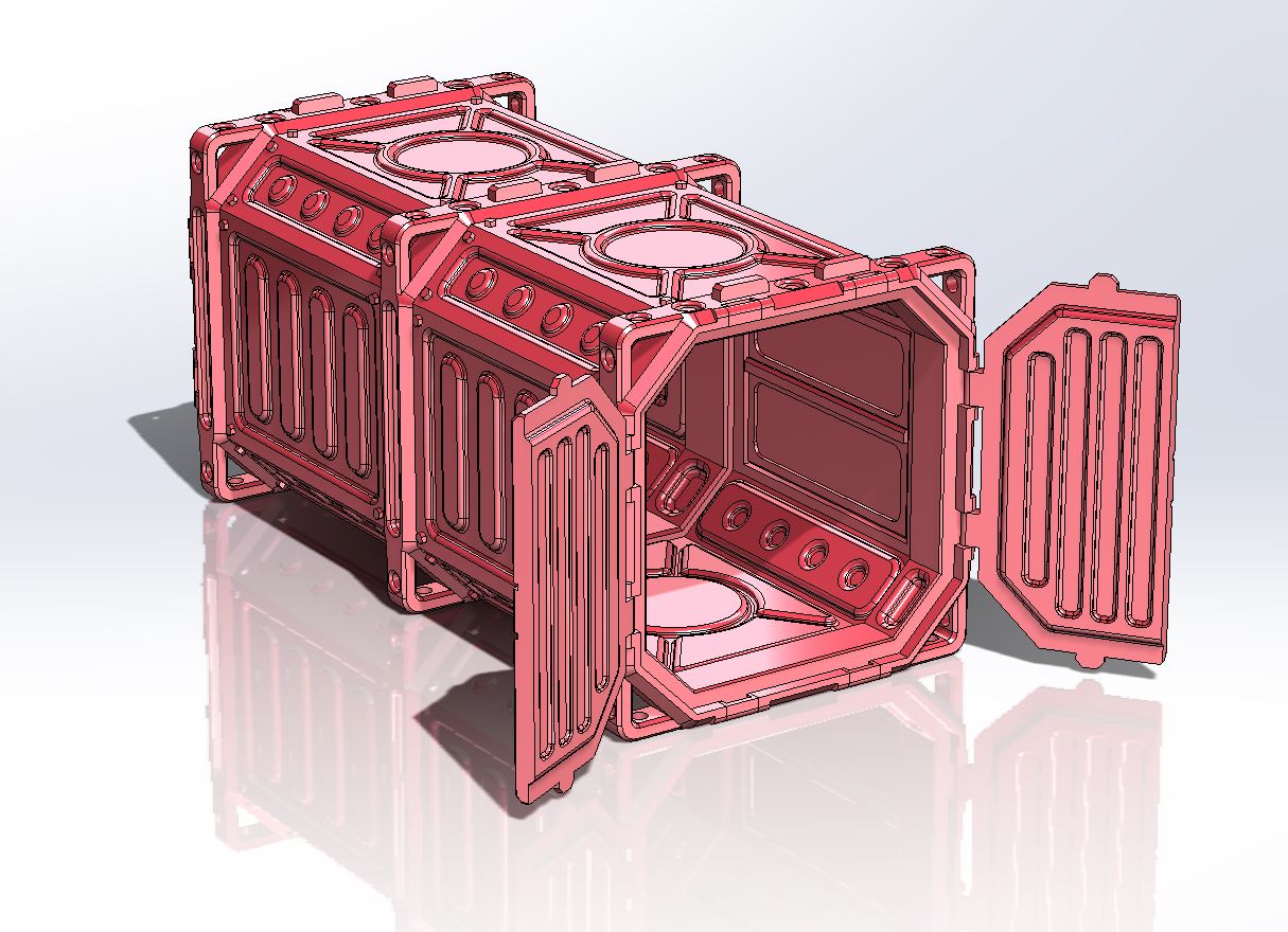 STL file Variable Container Kit for 28mm・Model to download and 3D print ...