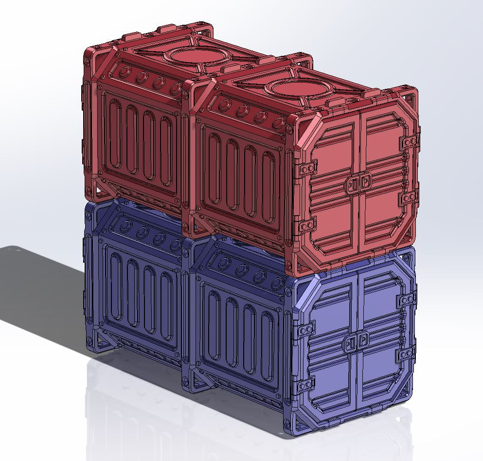STL file Variable Container Kit for 28mm・Model to download and 3D print ...