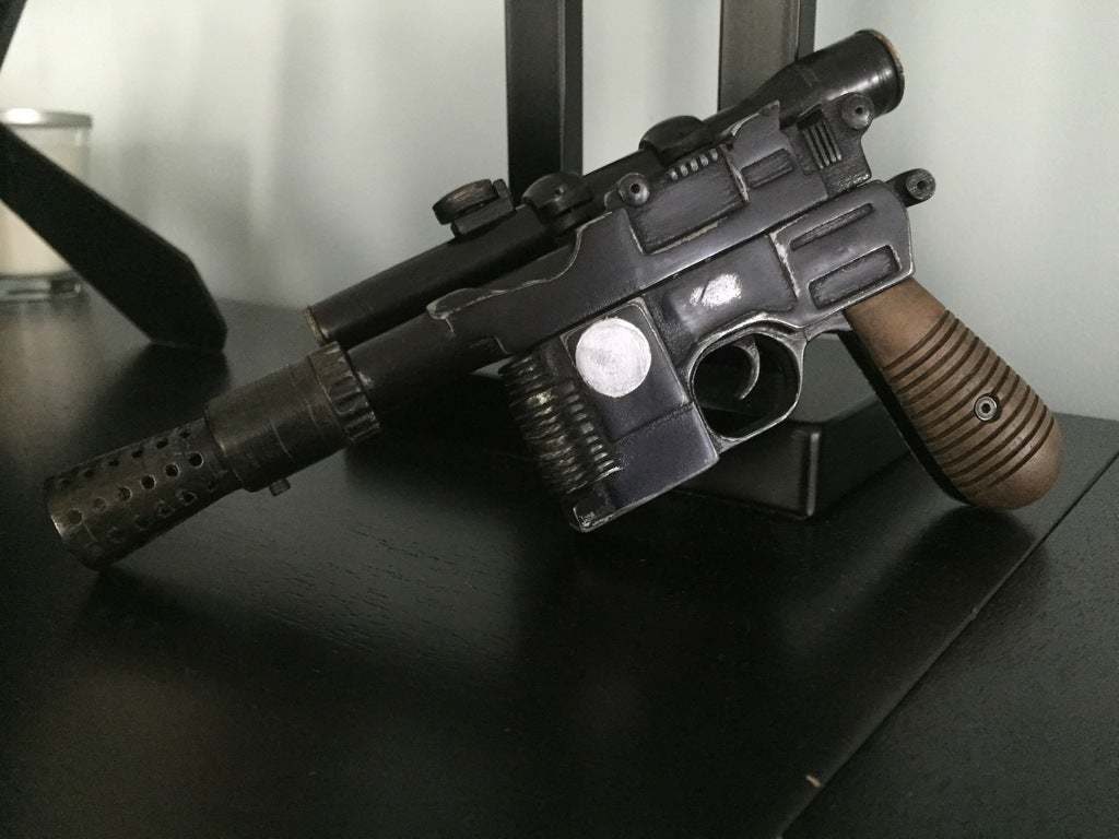 Free STL file Han Solo Blaster (DL-44)・3D printable design to download ...