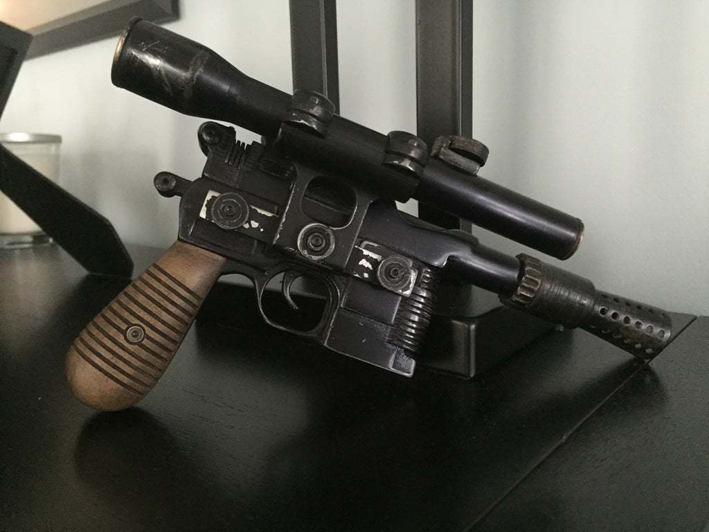 Free STL file Han Solo Blaster (DL-44) 🔫・3D printable design to ...