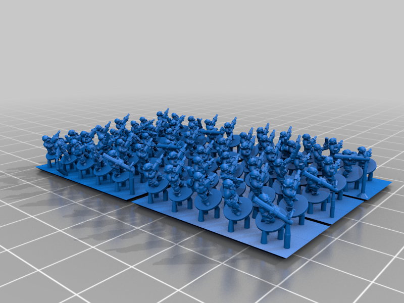 Free STL file Epic scale Infantry Company 🚗・3D printer model to ...