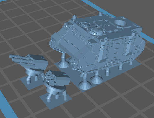 Free STL file Epic scale Galactic Crusaders Weaponized APC 🎲・Model to ...