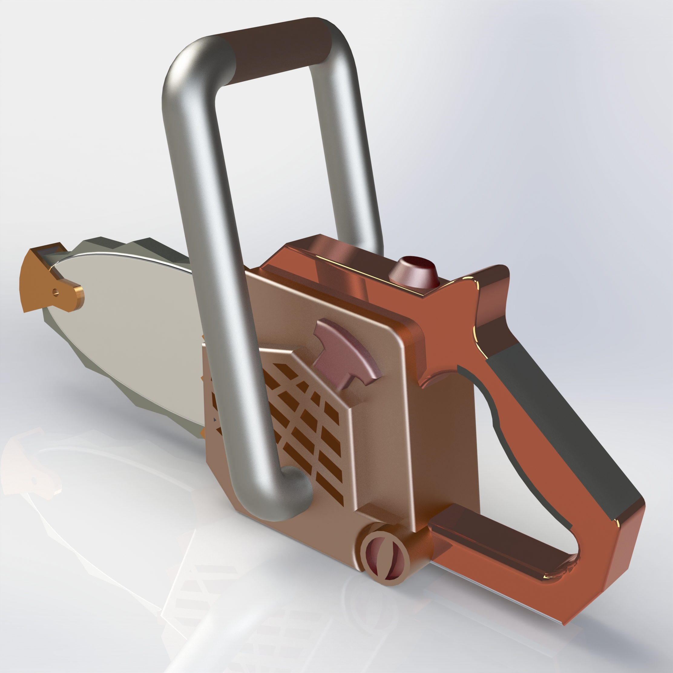 STL file Mini chainsaw・Model to download and 3D print・Cults