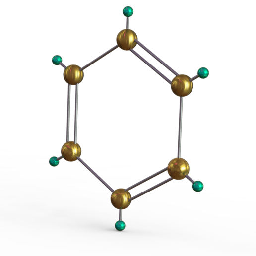 Download free STL file Benzene • 3D printer template ・ Cults