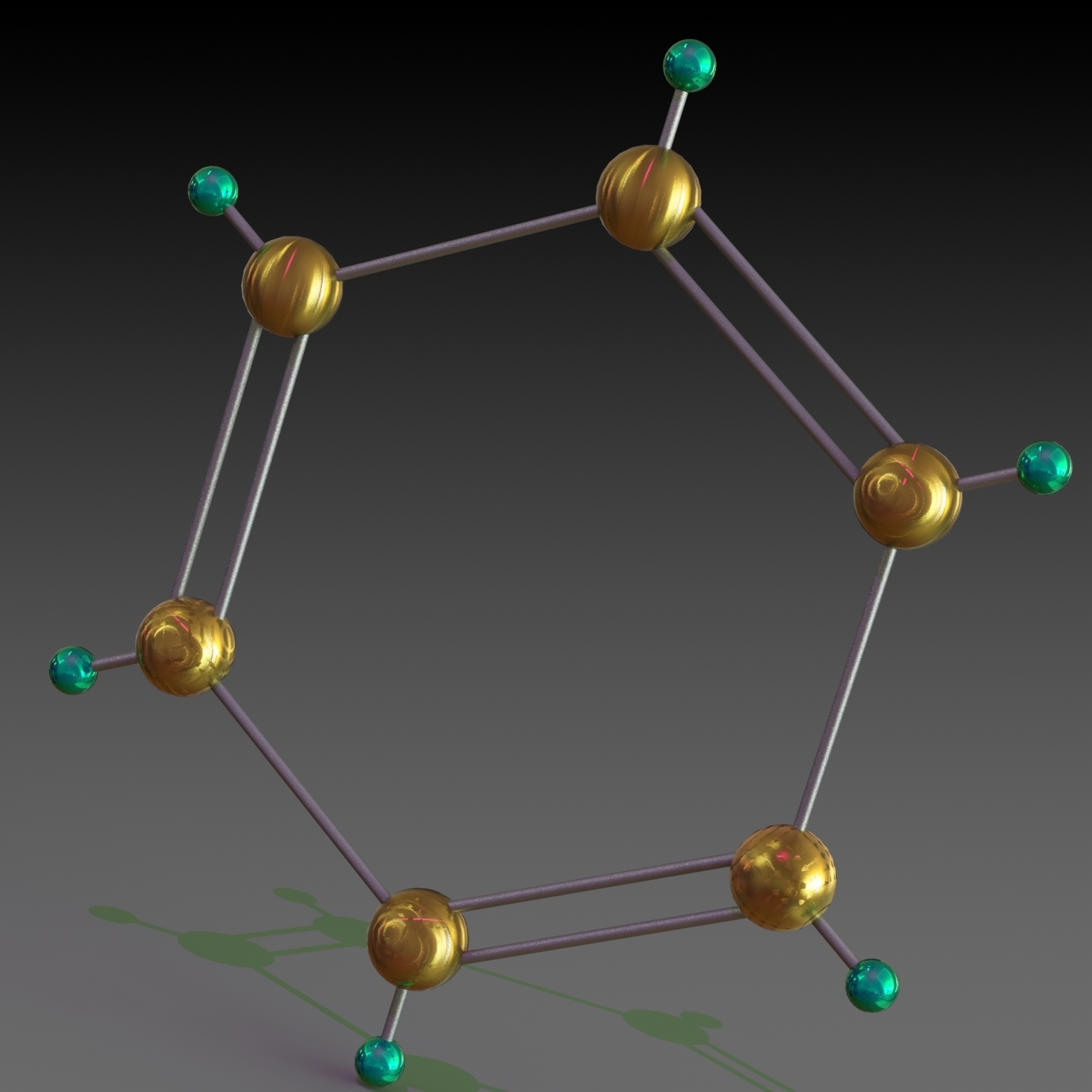 STL file Benzene・3D printer model to download・Cults