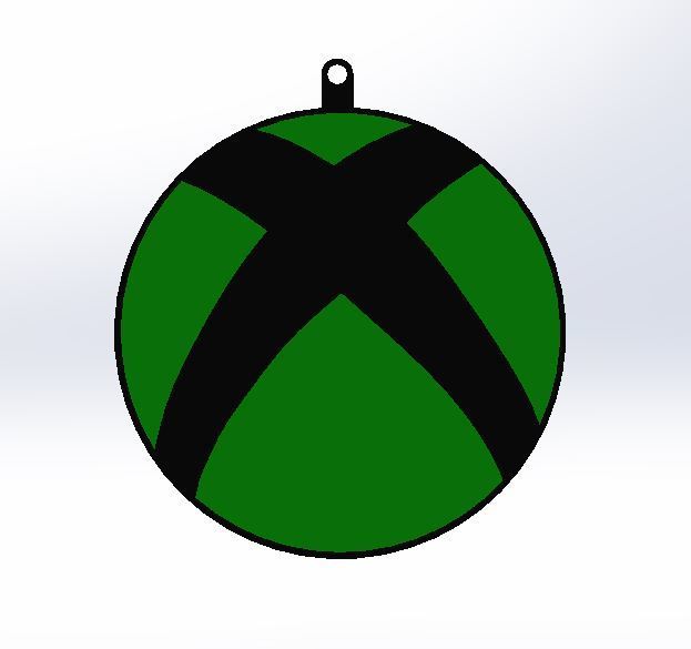 Free STL file Xbox Keyring・3D printing design to download・Cults