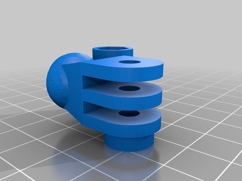 Archivo 3D gratuito Ròtula esfèrica per a Action Cam / GoPro・Objeto ...