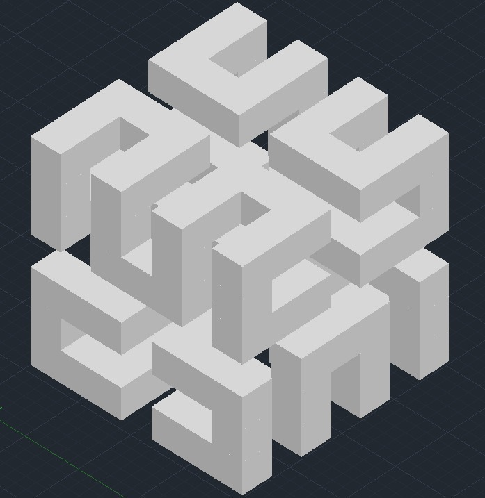 Free 3D file Hilbert Cube 📐・3D printing idea to download・Cults