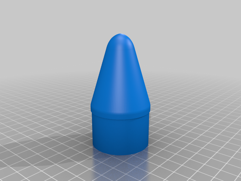 Free STL file Estes Interceptor Booster Nose Cone 👃・3D printable design ...