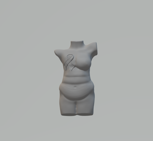 STL file Woman Breast Cancer Prevention Torso・3D print model to ...