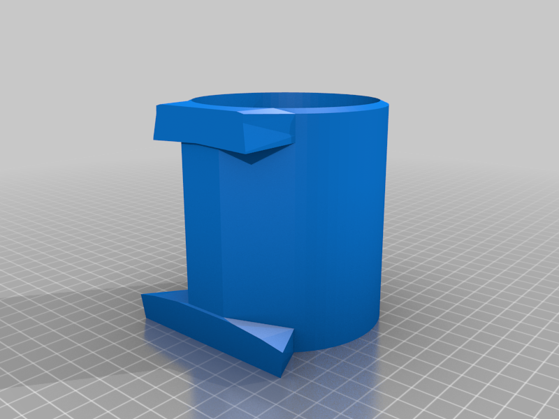 Download free STL file Cup Holder with Mounting Holes • 3D print ...