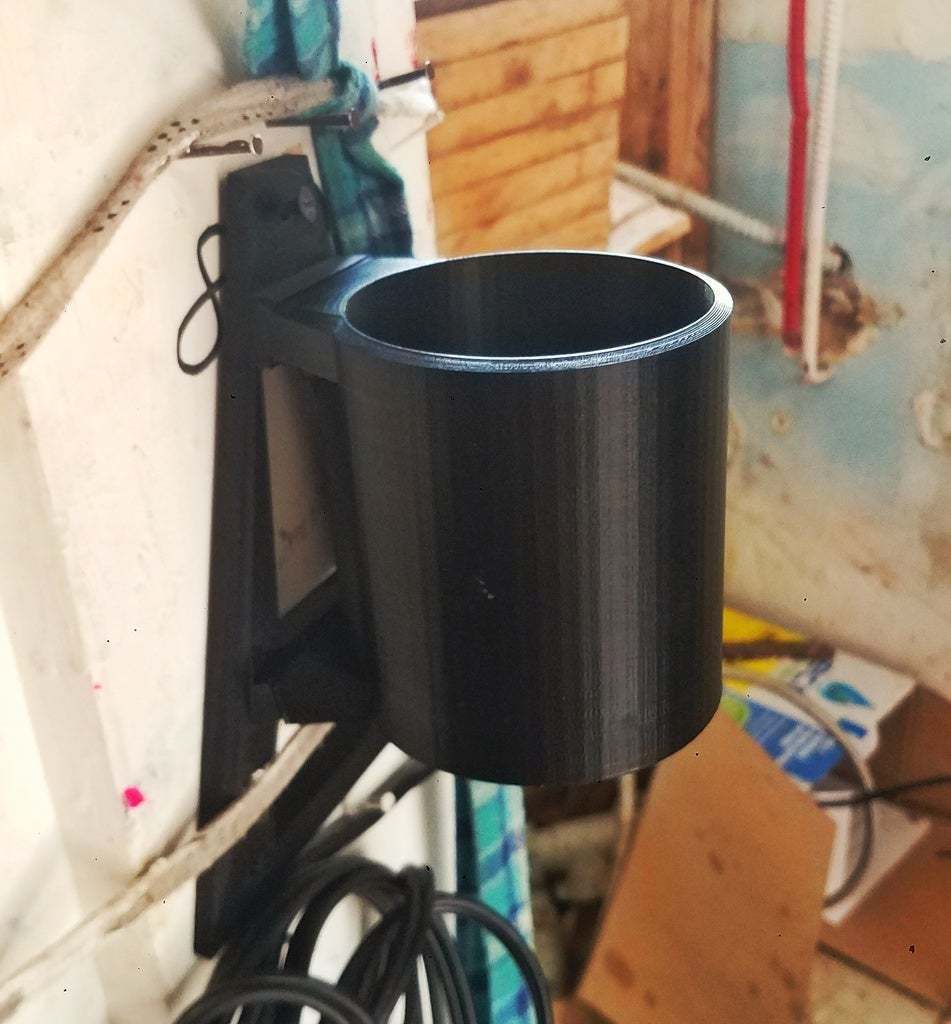 Download free STL file Cup Holder with Mounting Holes • 3D print ...