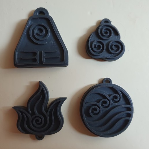 3D printed ATLA Earth Kingdom Keychain • made with Ender 3 ・ Cults