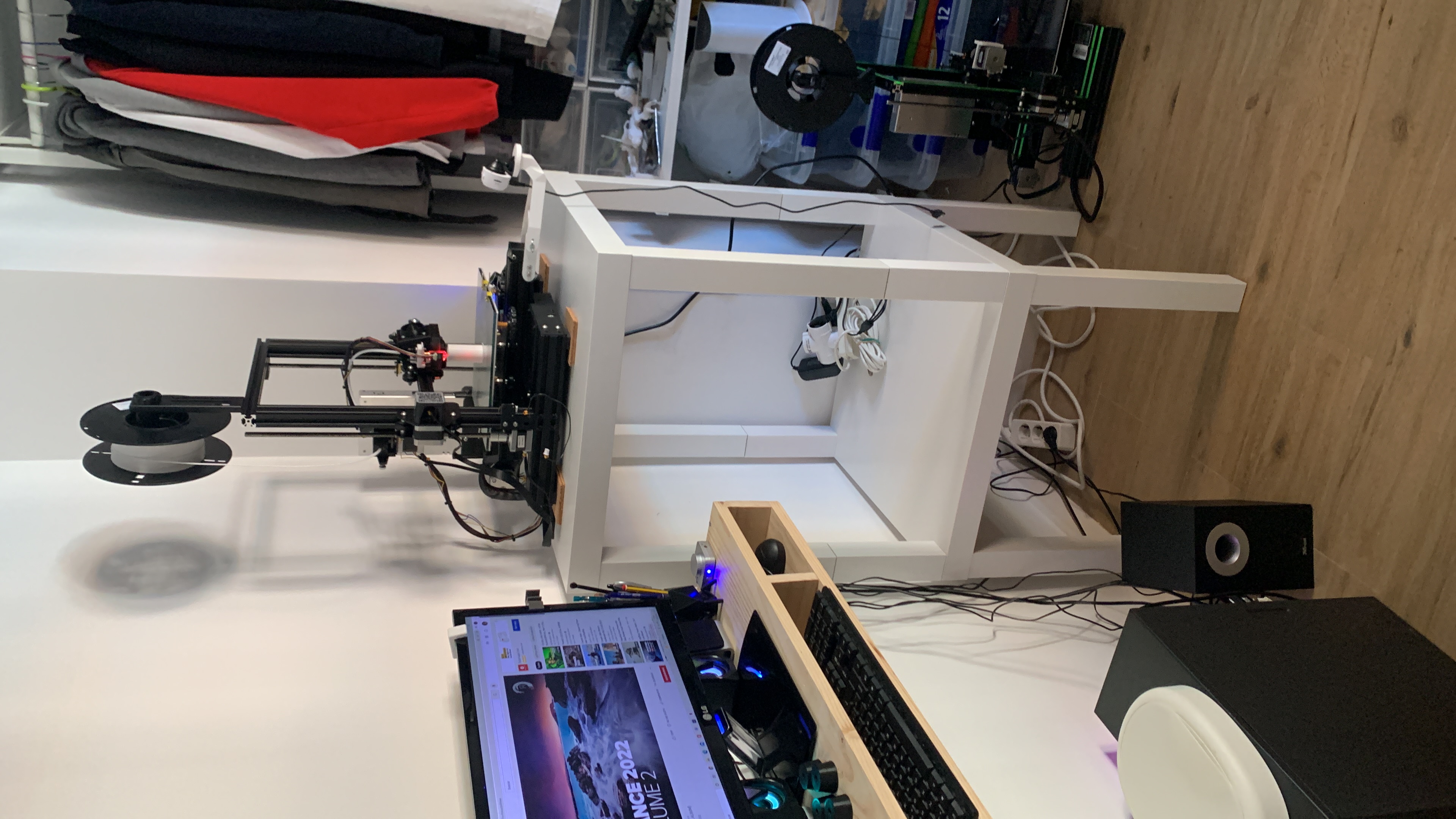 3D printable Ikea lack +20cm (10/15cm) • made with Ender 3 pro・Cults