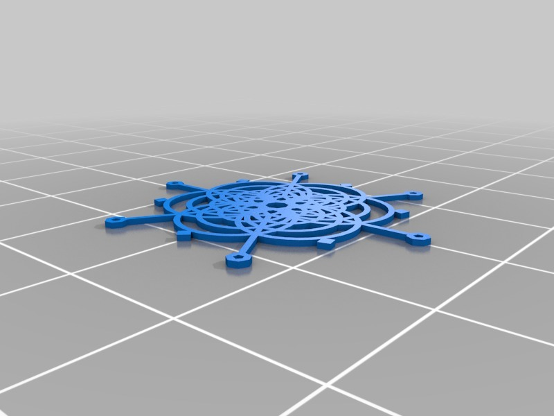 Free 3D file Fancy Flake ️・Object to download and to 3D print・Cults