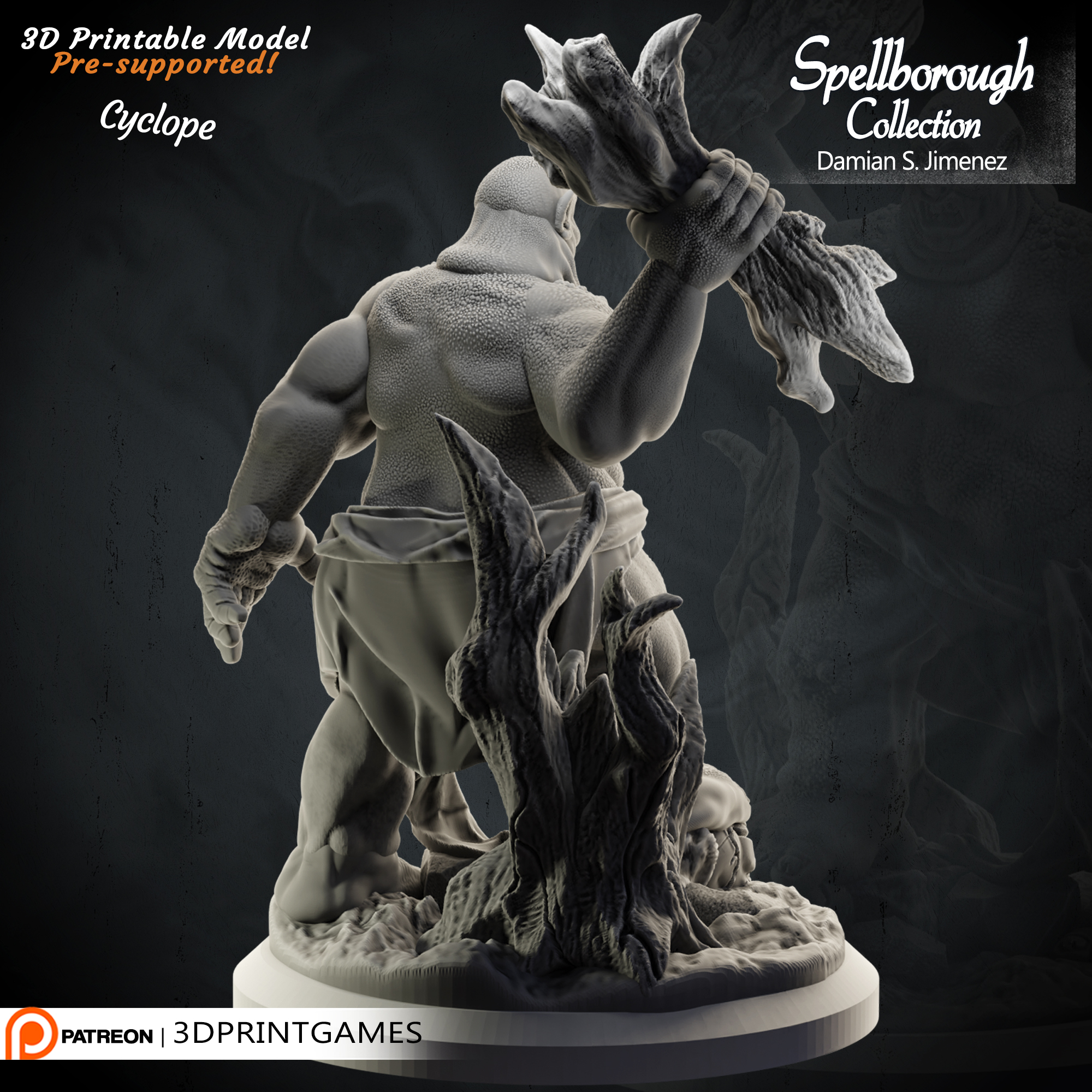 Archivo STL Cyclops 3d printable character for board games and tabletop ...