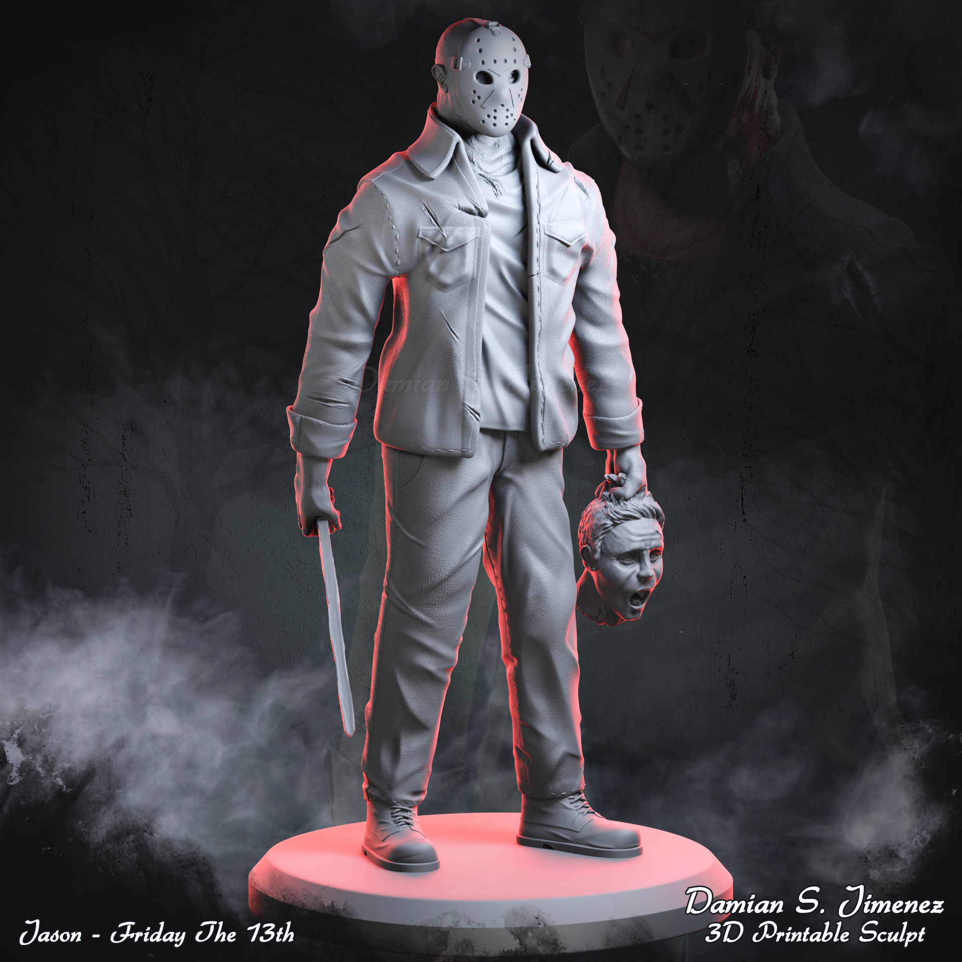 STL file Jason Voorhees Friday The 13th 3D Printable Sculpt 🗿・3D ...
