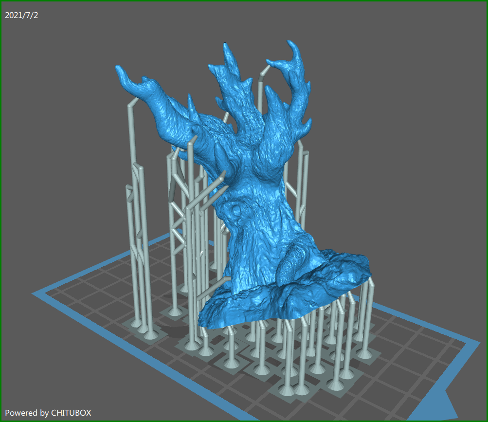 Archivo STL Old Tree 3D terrain for tabletop games Pre supported 3D ...