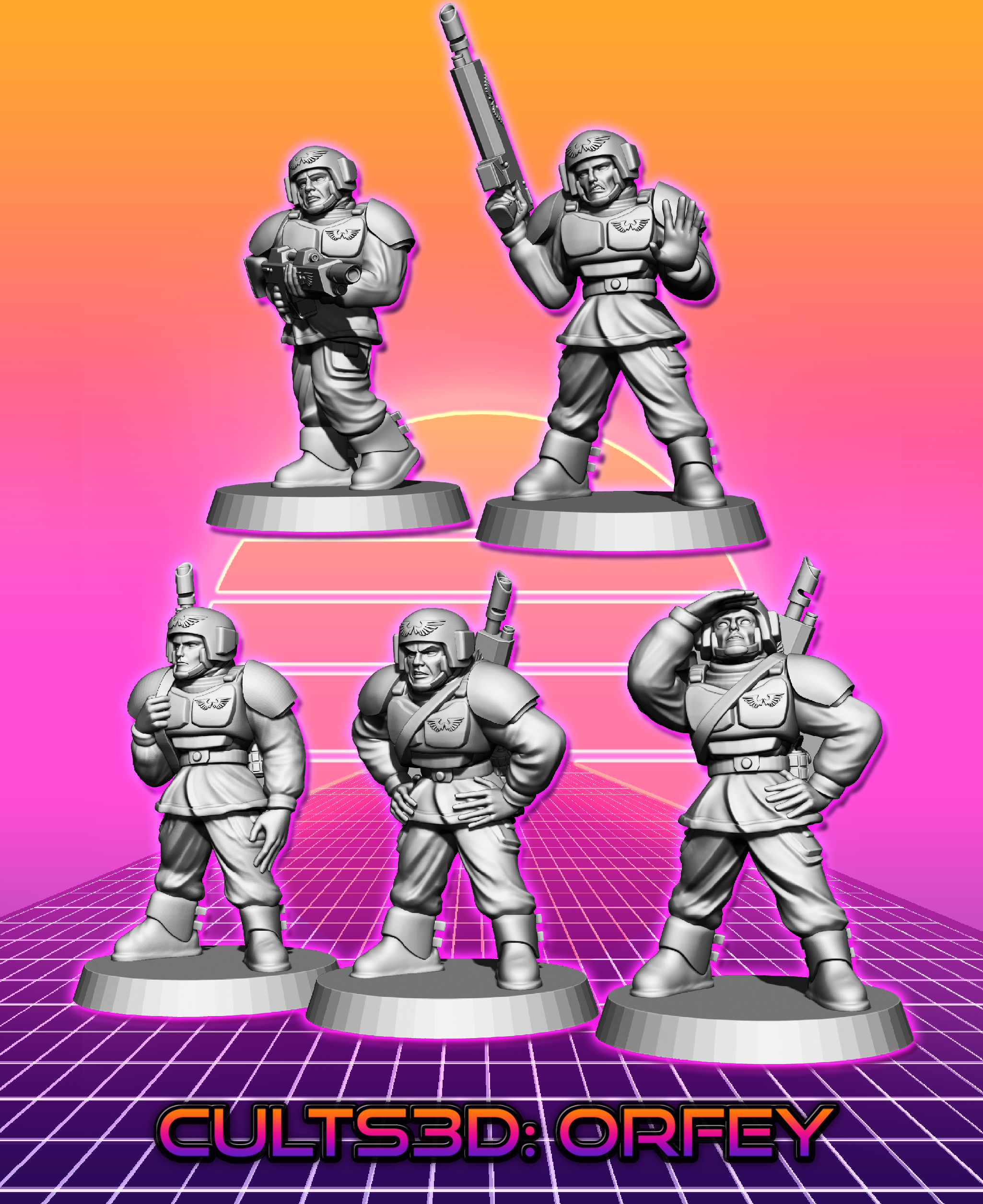 3D file Guards on Standby! - Silence before the Storm! 🤫・3D printer ...